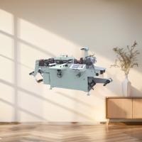 China AUTOMATIC LABEL DIE CUTTING MACHINE HOT STAMPING SERVO MOTOR STEP MOTOR SILVER GOLDEN STAMPING ELECTROCHEMICAL ALUMINUM for sale