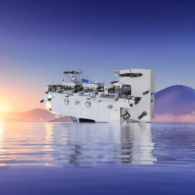 China MQ-320Z DOUBLE HEAD DOUBLE STATION FLATBED DIE CUTTING MACHINE 300TIMES/MINUTES HOT STAMPING FUNCTION 300MM*300MM CUT for sale