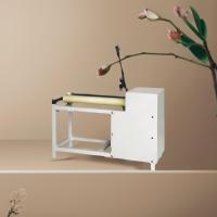 China Manul Plastic Paper Core Tube Cutting Machine QG-500/1000/1600 Models Circular Knife Synchronous Rotation for sale