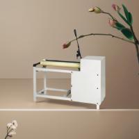 China Manul Plastic Paper Core Tube Cutting Machine QG-500/1000/1600 Models Circular Knife Synchronous Rotation for sale