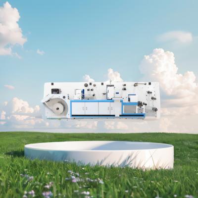 China Multifunctional combined machine intermittent type or full-rotary type flexographic rotary die cutting and slitting ect for sale