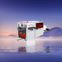 China MQ-940II roll die cutting machine shaftless unwinding 3-6 adapter wooden die mould for small different size shape order for sale