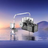China ZWJ-150 OPEN CAM Ultrasonic Paper Bowl Machine 80pcs/min 170~450gsm single doulbe pe coated paper ultrasonic heater for sale