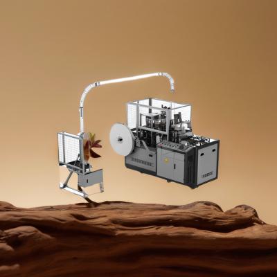 China ZWJ-185 OPEN CAM ULTRASONIC SOUP SALAD PAPER BIG BOWL MACHINE 30-80OZ 60PC/MIN 170~450GSM SINGLE DOUBLE PE COATED PAPER for sale