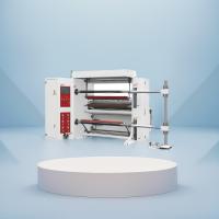 China PET OPP CPP PE PS PVC OPTICAL MATERIALS FILM FOIL PAPER ROLLS VARIOUS LABELS PLC CONTROLLED HIGH SPEED SLITTING MACHINE for sale