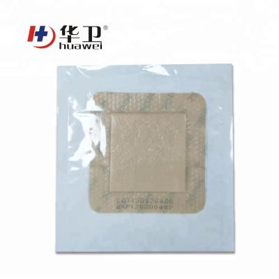 China 12.5*12.5cm wound care silicone dressing for sale