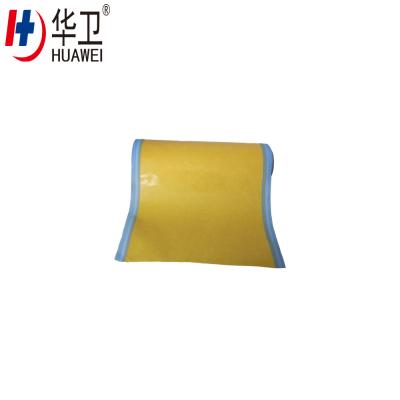 China PU Surgical incision dressing with Iodine, disposable surgical drape with Iodine 45*45cm for sale