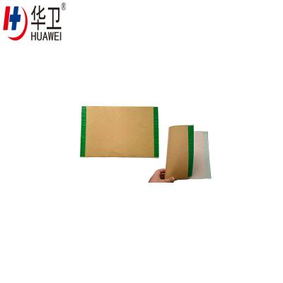 China PU Surgical incision dressing with Iodine, disposable surgical drape with Iodine 25*30cm for sale