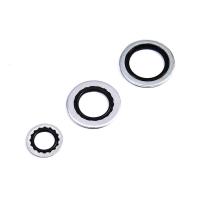 China Self Centralising 304 Stainless Steel Dowty Seal Gasket NBR Rubber Bonded Seal Washer for sale