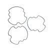 China Hair Rubber Irregular Shaped Parts Rubber Special Shaped OEM ODM for sale