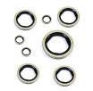 China OEM Seal M12 Carbon Steel Nitrile Rubber Gasket Bonded Sealing Washers for sale