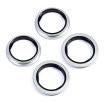 China OEM Seal M12 Carbon Steel Nitrile Rubber Gasket Bonded Sealing Washers for sale