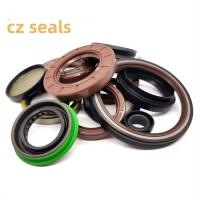China NBR FKM Acm Silicone PTFE Shaft Bearing High Pressure Rubber Oil Seal customized color for sale