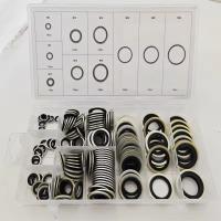 China Bonded Oil Seal Dowty Washer Assortment Metric 6 8 10 12 22 24mm O Ring Box Gold Blue for sale