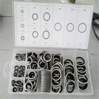 China Bonded Oil Seal Dowty Washer Assortment Metric 6 8 10 12 22 24mm O Ring Box Gold Blue for sale