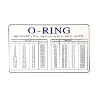 China Excavator AS568 Standard Metric 382PCS 397PCS Rubber Seal NBR FKM Silicone O Ring Assortment Box Set Service for sale