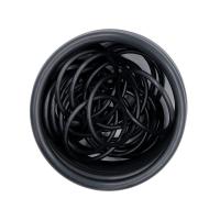 China O Shaped Silicone Waterproof Sealing Element High Temperature Resistant Black Fluorine Rubber for sale