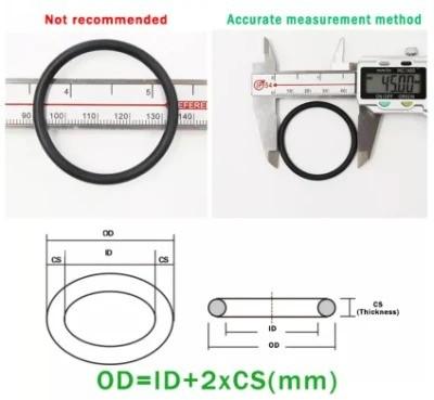 China Rubber O Ring Seal FPM EPDM PTFE Silicon NBR FKM Flat for sale