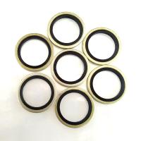 China Rubber NBR Hydraulic Self Centering Bounded Seal Washer Kit Metal Screw Combine Ring for sale