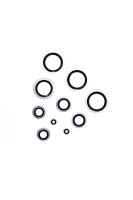 China BSP Seal Stainless Steel Rubber EPDM NBR Bonded Seal Imperial for sale