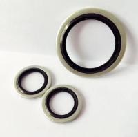 China NBR FKM EPDM Rubber Gasket Seal Flat Metal Sheet Skeleton Dowty Self Centering Bonded Seal for sale