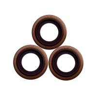 China Combining Flat Washer Gasket NBR FKM Metal Flat Rubber Sealing Washers for sale