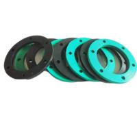 China Compressed Rubber Flat Flange Gasket With Oil Resistant for sale