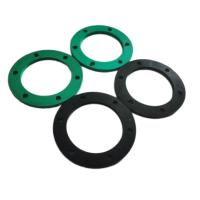 China FKM FPM NBR EPDM HNBR Flat Shape O Rings Hardness 90 Black Color Flat Shape Rubber for sale