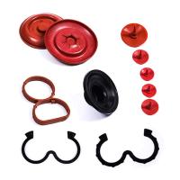China OEM Customized Various Special Sizes EPDM NBR FKM Nr CR Rubber Molded Vulcanized Parts for sale