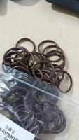China High Temperature Resistant FKM 75mm Rubber O Ring Seal Black Brown Green FPM for sale