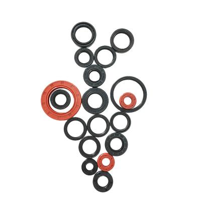 China Non Standard Oil Seal Ring Circular FKM FPM NBR CR PU Material For Custom Needs for sale