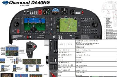 China Aviation Parts for Diamond Aircraft DA42NG/DA40NG for sale