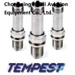 China Tempest Aviation Spark Plug with Nickel Electrode Finish for sale