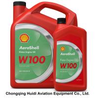 China AeroShell Oil W100 SAE Grade 50 Ashless Dispersant Aircraft Oil 12 Quart/Case for sale