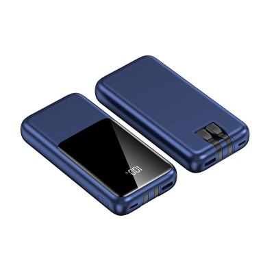 China White 20000mAh PD20W Quick Charge Power Bank with Inbuilt Cables 5A 12V for sale