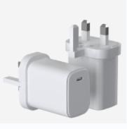 China UK 30W Type C PD Fast Charger Power Adapter 15V 2A for iPhone Samsung for sale