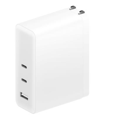 China 120W GaN USB C Fast Charger 3 Ports QC3.0 PD Compatible for MacBook Laptop for sale
