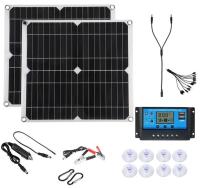 China USB Solar Panel Powered Generator 50W 2.8A Portable Generator Power Station UKCA for sale