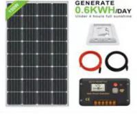 China 20.3V 150W Monocrystalline Solar Panel Power Station for RV Camping for sale