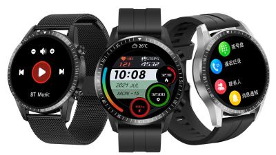 China MT2502D Smartwatch 1.28 Inch AMOLED Health Monitor Silica Gel Strap 210mAh for sale