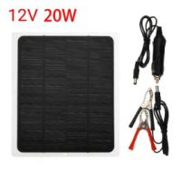 China DC 12V Portable Power Station 10W 2A Waterproof Solar Panel for Camping Emergency for sale