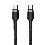 China Braided Thread Type C Charger Cables Pure Copper USB Charging Cable 1m UKCA for sale