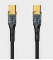 China Black EMK Type C Charger Cables 100W Super Fast Charge 3ft 1m for sale