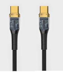 China Black EMK Type C Charger Cables 100W Super Fast Charge 3ft 1m for sale