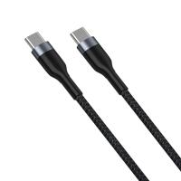 China 87W USB C to C PD Fast Charging Cable 1m Pure Copper Braided Nylon P-DL175 for sale
