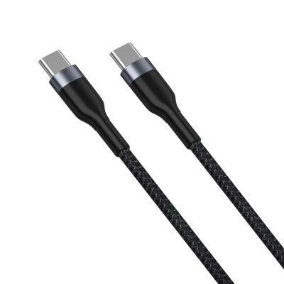 China 87W USB C to C PD Fast Charging Cable 1m Pure Copper Braided Nylon P-DL175 for sale