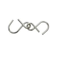 China Wholesale Puzzle Rings Solution Metal spring Brain Teasers Link Unlock wire forming for sale