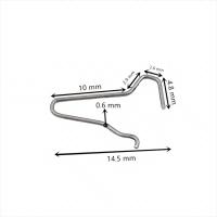 China High Quality Custom Special Shape Wire Forming Bending Springs Pin Clip Spliter for sale