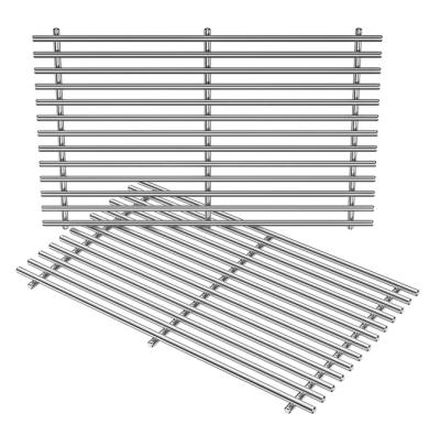 China Stainless Steel Cooking Grid Grates Fits For Broil King Broil-Mate Huntington Sterling Gas Models for sale