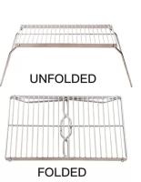 China Folding Campfire Grill | Stainless Steel Wire Formed Camping Grill for sale